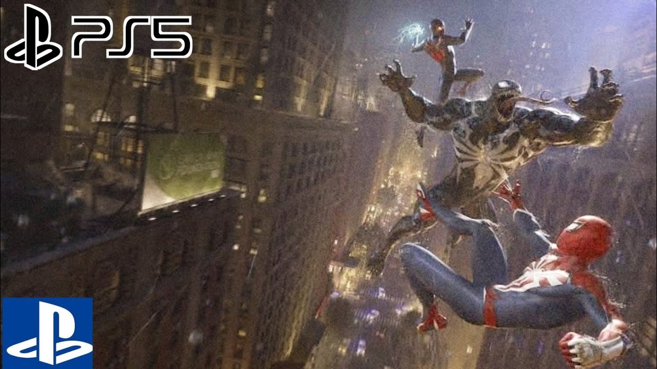 Spider Man 2 Gameplay Best Combat Scene in PS5 with 4K 45fps VRR mode ...