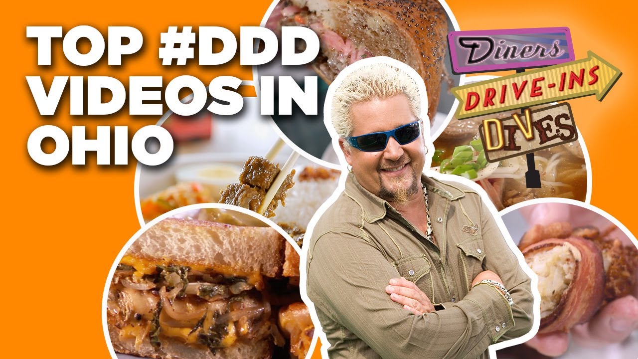Top 5 #DDD Videos in Ohio with Guy Fieri | Diners, Drive-Ins and Dives ...