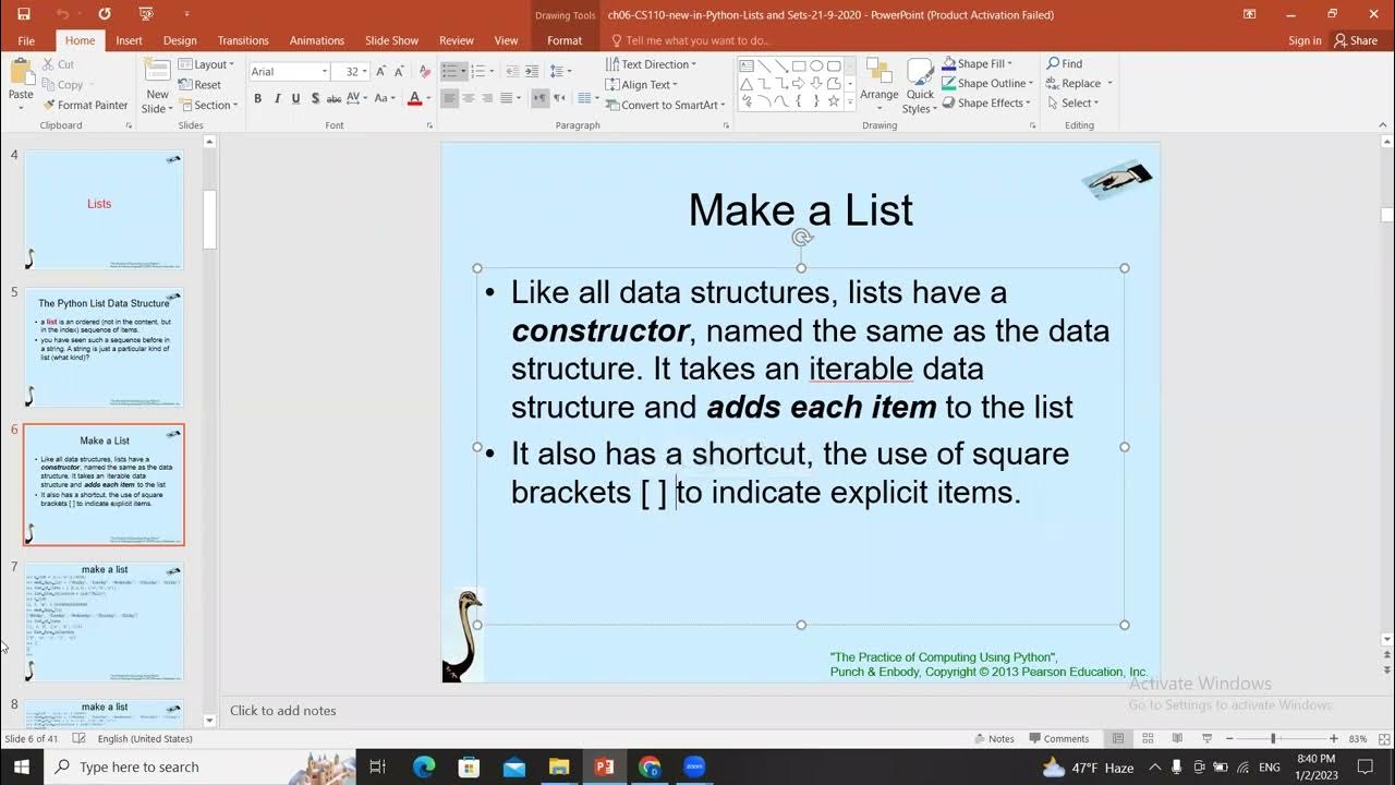 CS-110 (Chapter 6 Part 1) 2/1/2023 - YouTube