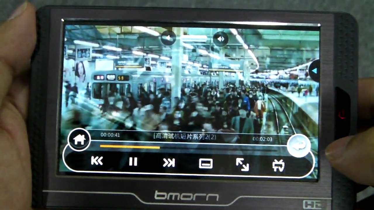 BMORN BM889 Rich UI Touch Screen MP4 PMP Player - YouTube