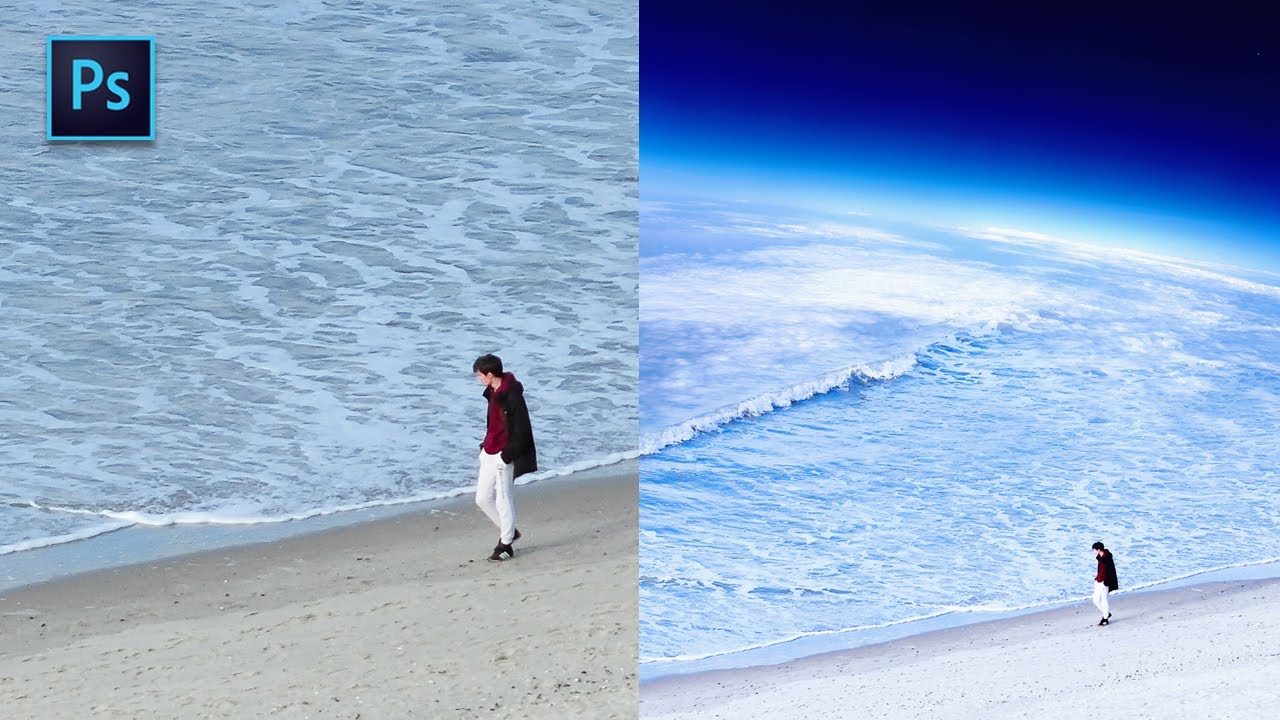 Across The Horizon Surreal Space Photo Manipulation Speed Art ...