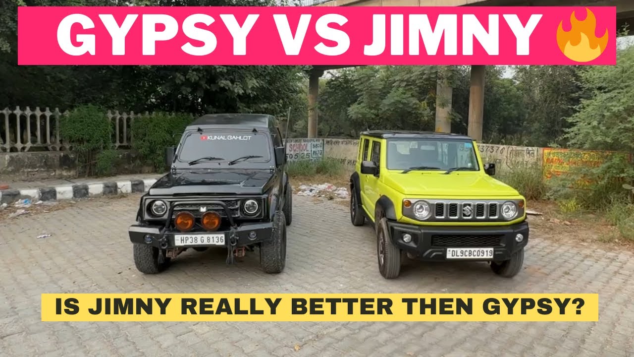 GYPSY VS JIMNY COMPARISON 🔥 || MARUTI SUZUKI - YouTube