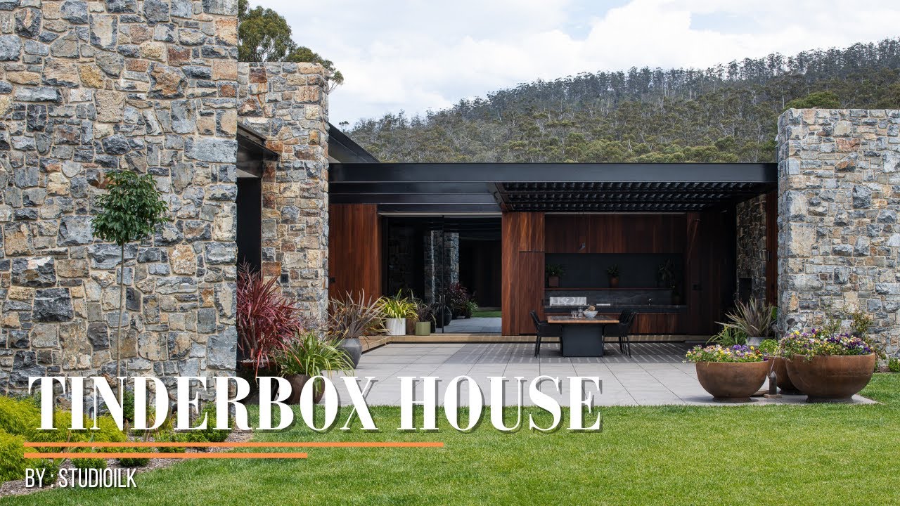 Stone Walled House Design With Beautiful Landscape - YouTube