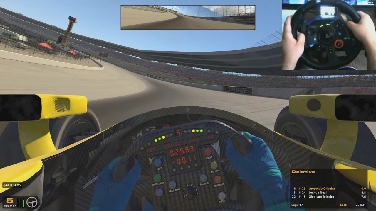 iRacing Teste com G29 e WebCam - YouTube