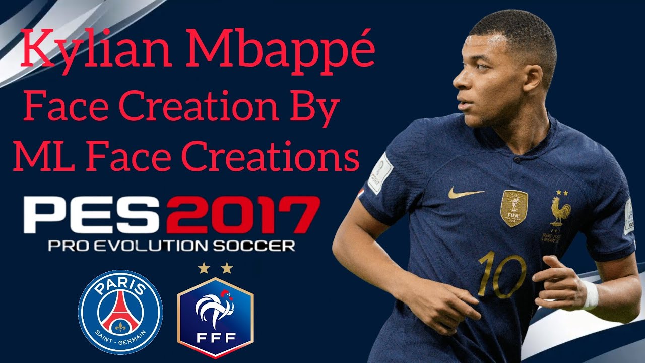 PES 2017 Kylian Mbappé Face Creation|Ps3, Ps4, Ps5, Xbox360 ,Xbox1| by ...