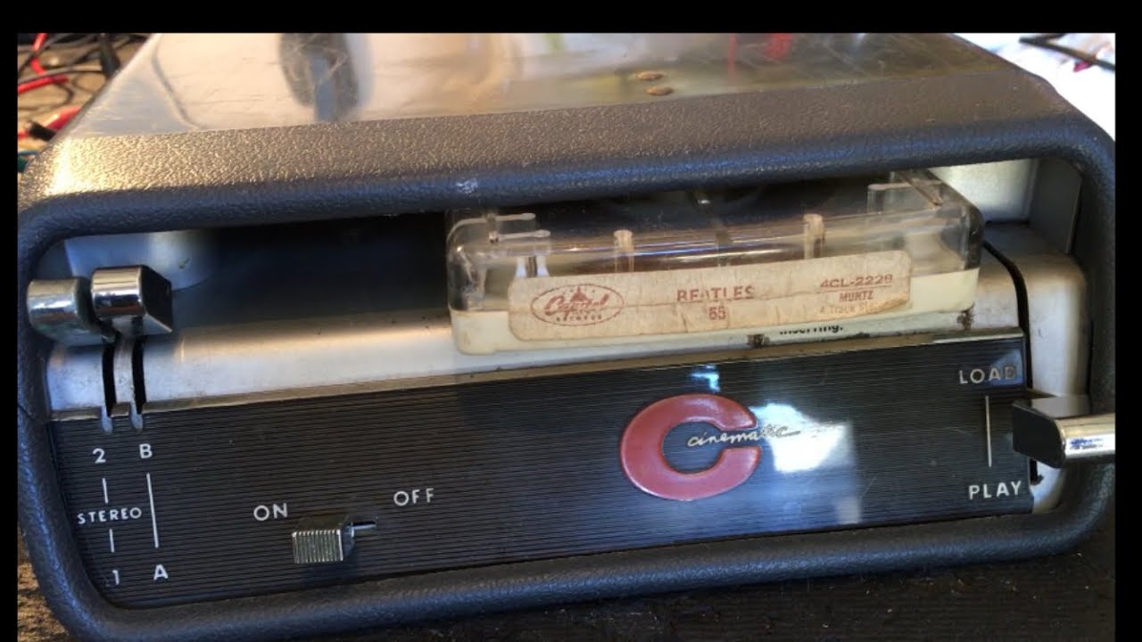 1966 Cinematic Under-dash 4 Track Player - YouTube