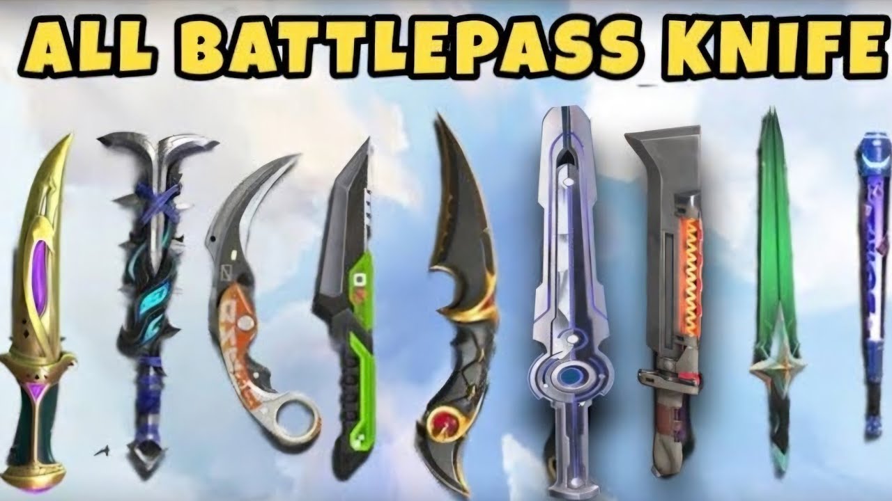 Valorant All Battlepass Knife Skins in Game (Episode 1-Episode 10 ...