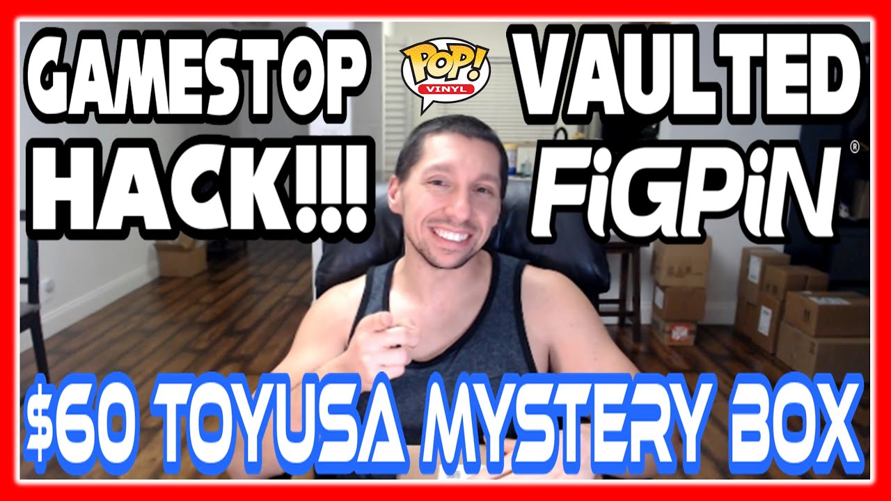 GAMESTOP POP HACK! TOYUSA FUNKO POP MYSTERY BOX ! VAULTED FIGPINS ...