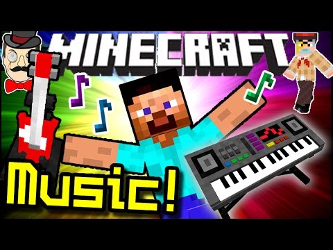 Minecraft MUSICAL INSTRUMENTS! Playable Sax, Guitar, Piano & More ...