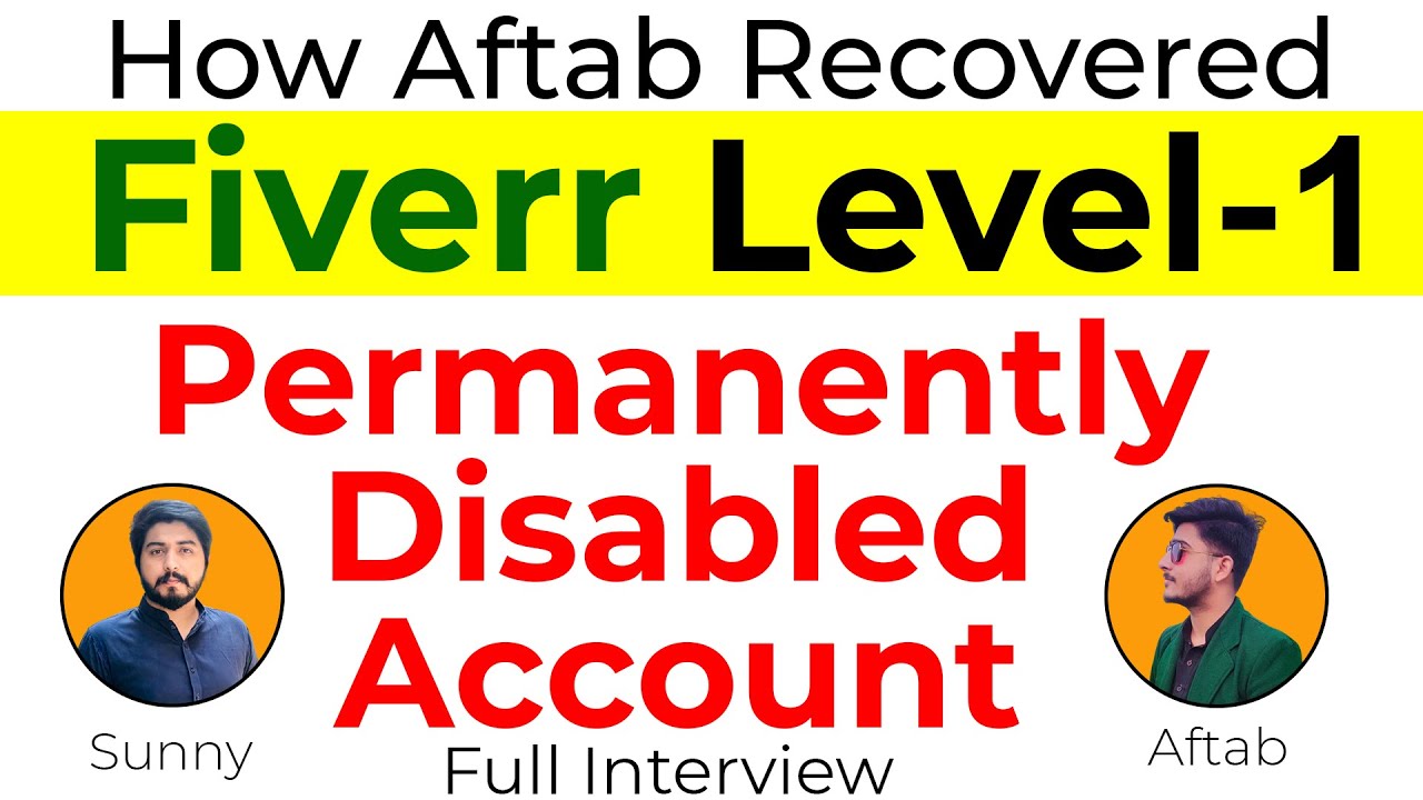Fiverr account permanently disabled? See how to recover fiverr disabled ...