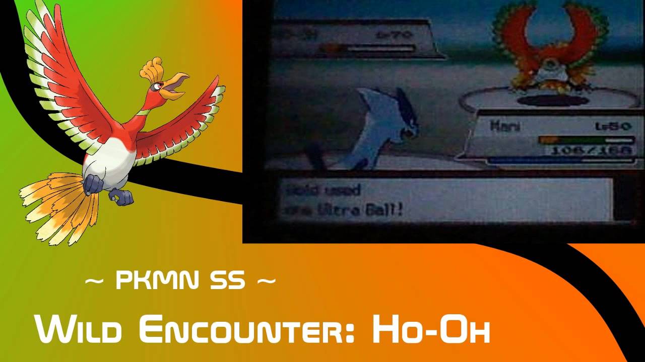 Pokemon SoulSilver - Wild Encounter: Ho-Oh! - YouTube