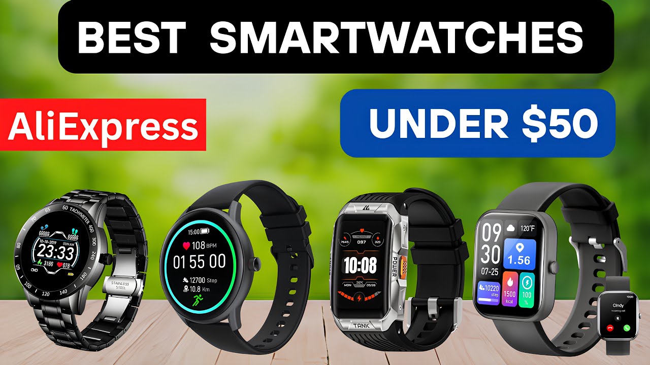 Top 5 Best Smartwatches on AliExpress Under $50 | Who Is The Winner ...
