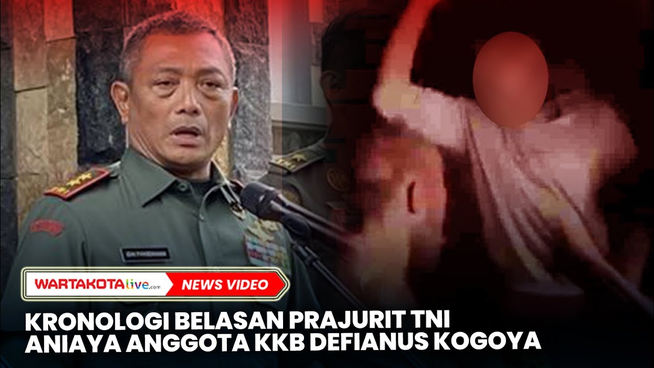 Kronologi Belasan Prajurit TNI Aniaya Anggota KKB Defianus Kogoya - YouTube