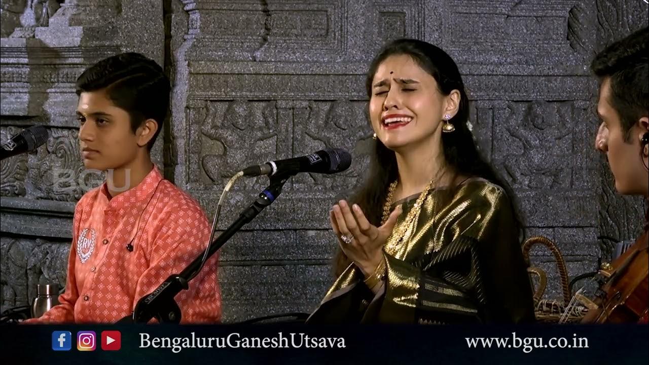 MAHAGANAPATHIM | Rahul Vellal | Bhargavi Venkatram | 61st Bengaluru Ganesh Utsava 2023 - YouTube