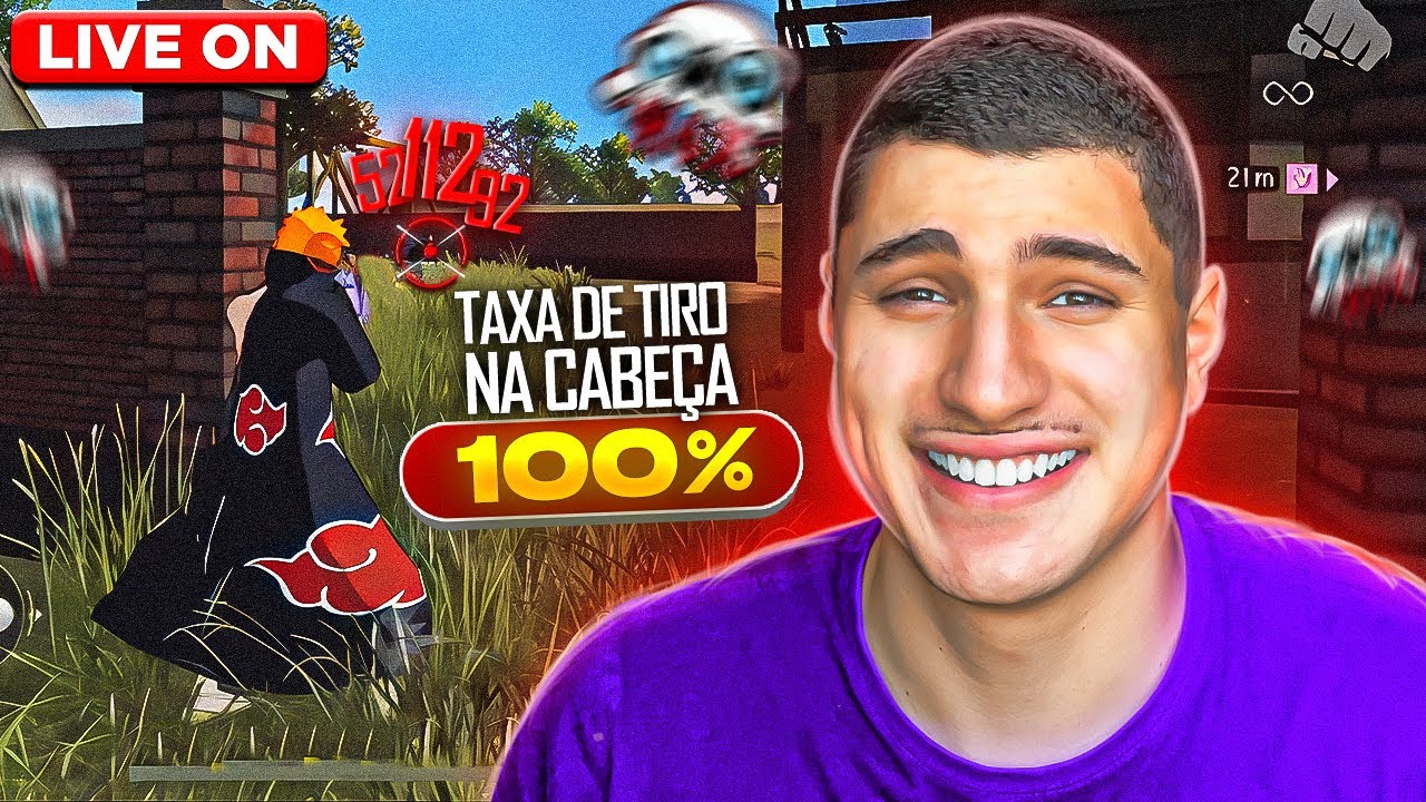LIVE ON🔴 EM BUSCA DOS 10 BOOYAHS SEGUIDOS!!🔥 FREE FIRE AO VIVO! JACKsx FF - YouTube