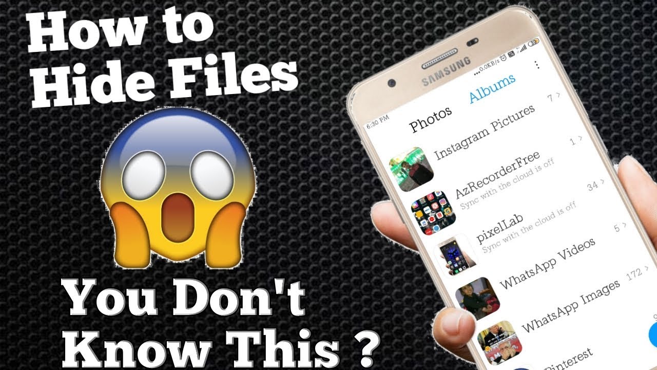 How to hide photos and video🤔 | Hidden Files In Mobile | How to hide ...