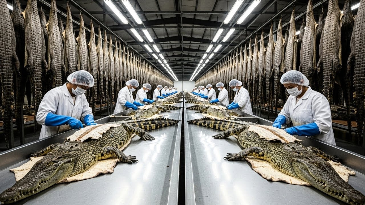 Inside the Crocodile Leather Tannery – How Exotic Skins Become $80,000 ...