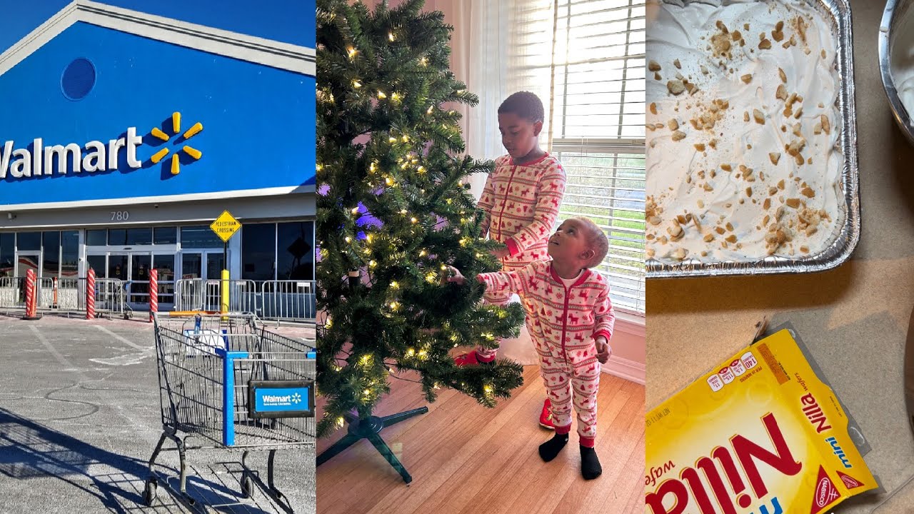 RUDE EMPLOYEES AT WALMART!!! TikTok Viral Garland + Decorating the Tree ...