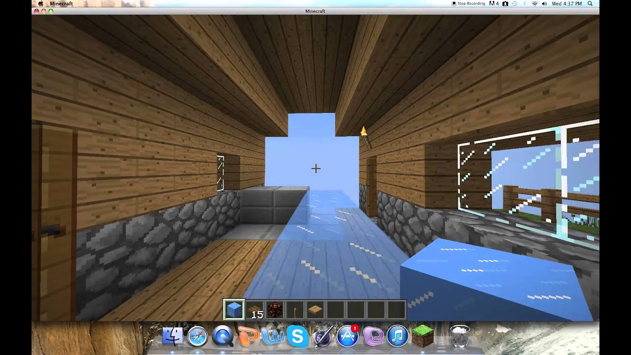 How to Make a Shuffle Board Table in Minecraft - YouTube