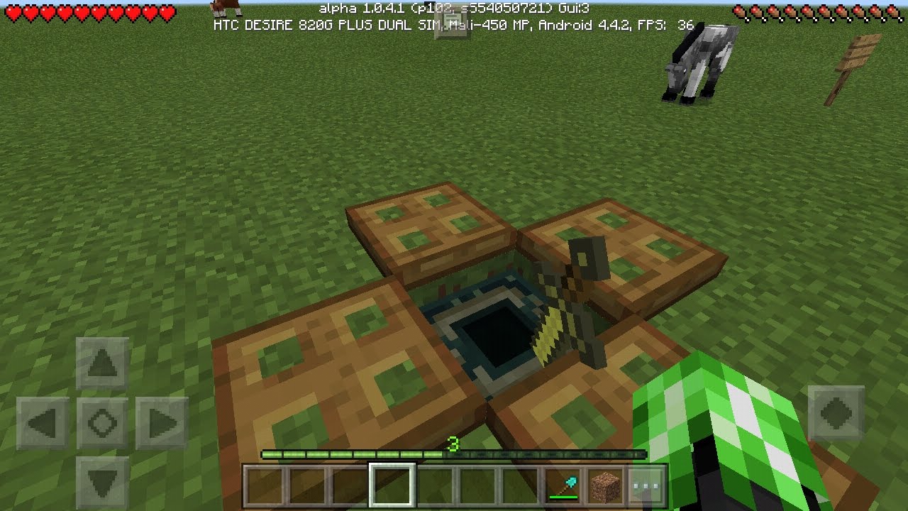 How to put a sword in a block - YouTube