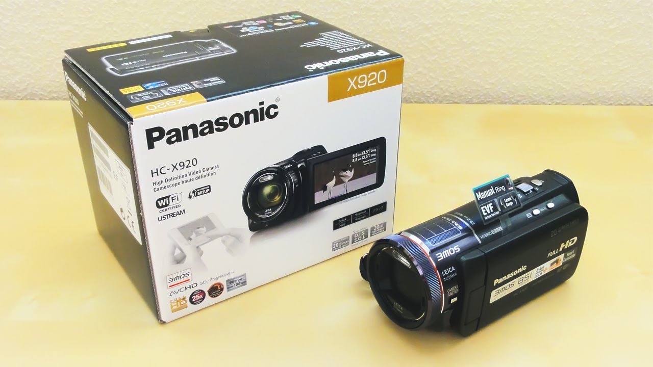 Panasonic HC X920 || Unboxing|| First impression - YouTube