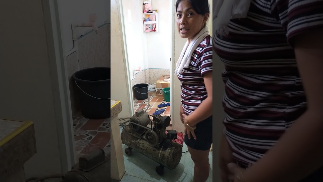 how to declogged water drainage in simple ways..even wife can do ...