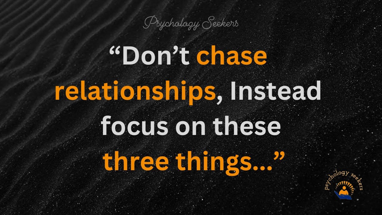 3 things to focus on, Instead of chasing girls ... | Psychological ...