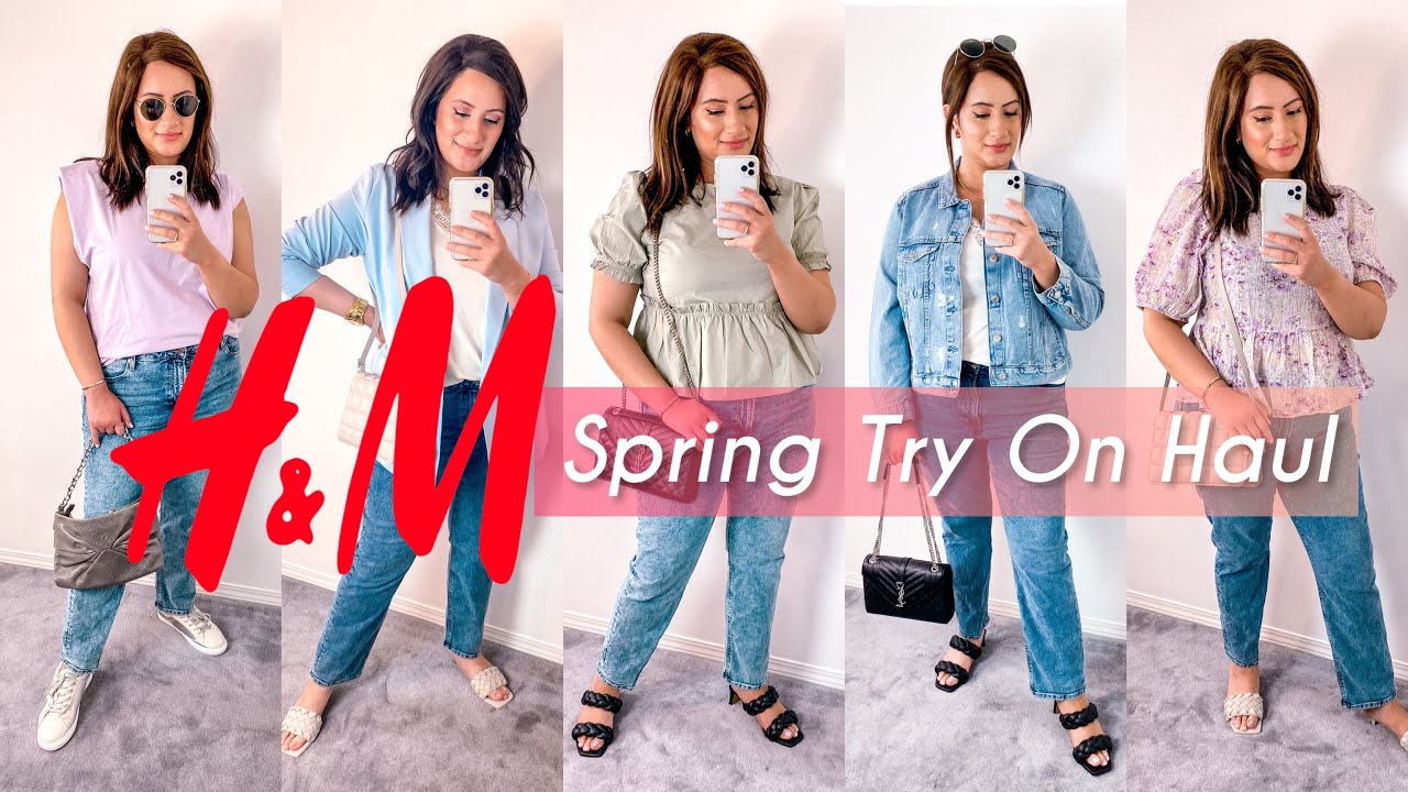 H&M SPRING TRY ON HAUL | MAY 2021 ENTER GIVEAWAY! - YouTube