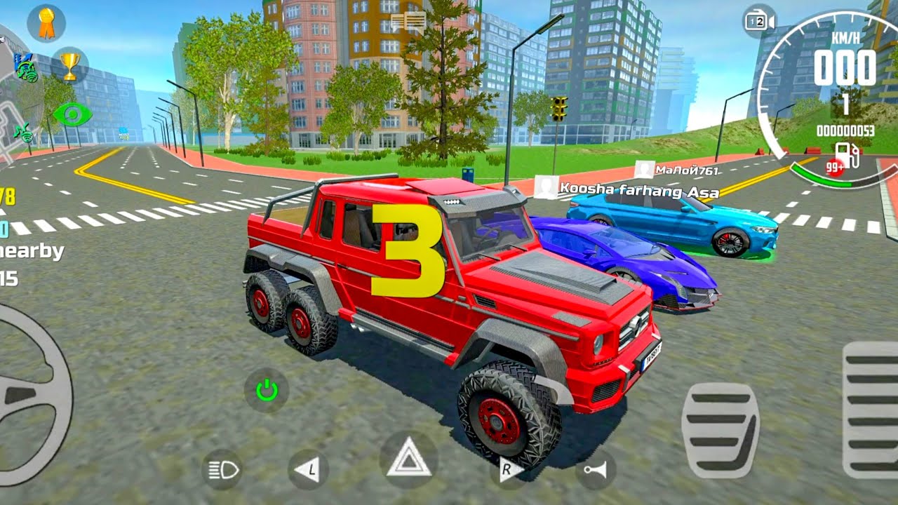 Car Simulator 2 Multiplayer - Mercedes G63 AMG 6x6 Racing - Street Race ...