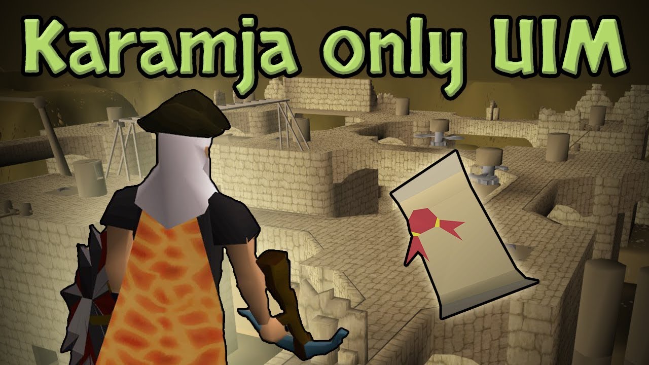 The Start of a 350 Hour Goal - Karamja Only UIM (#43) - YouTube