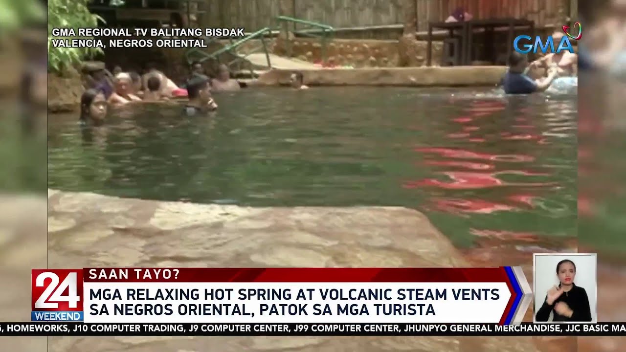 Mga relaxing hot spring at volcanic steam vents sa Negros Oriental ...