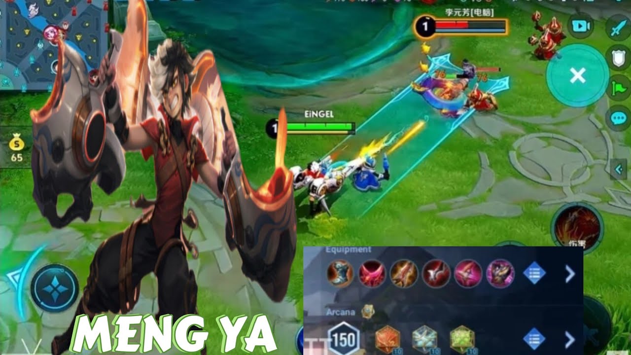 Honor of Kings Meng Ya Build _Meng Ya Top 1 Global Build. - YouTube