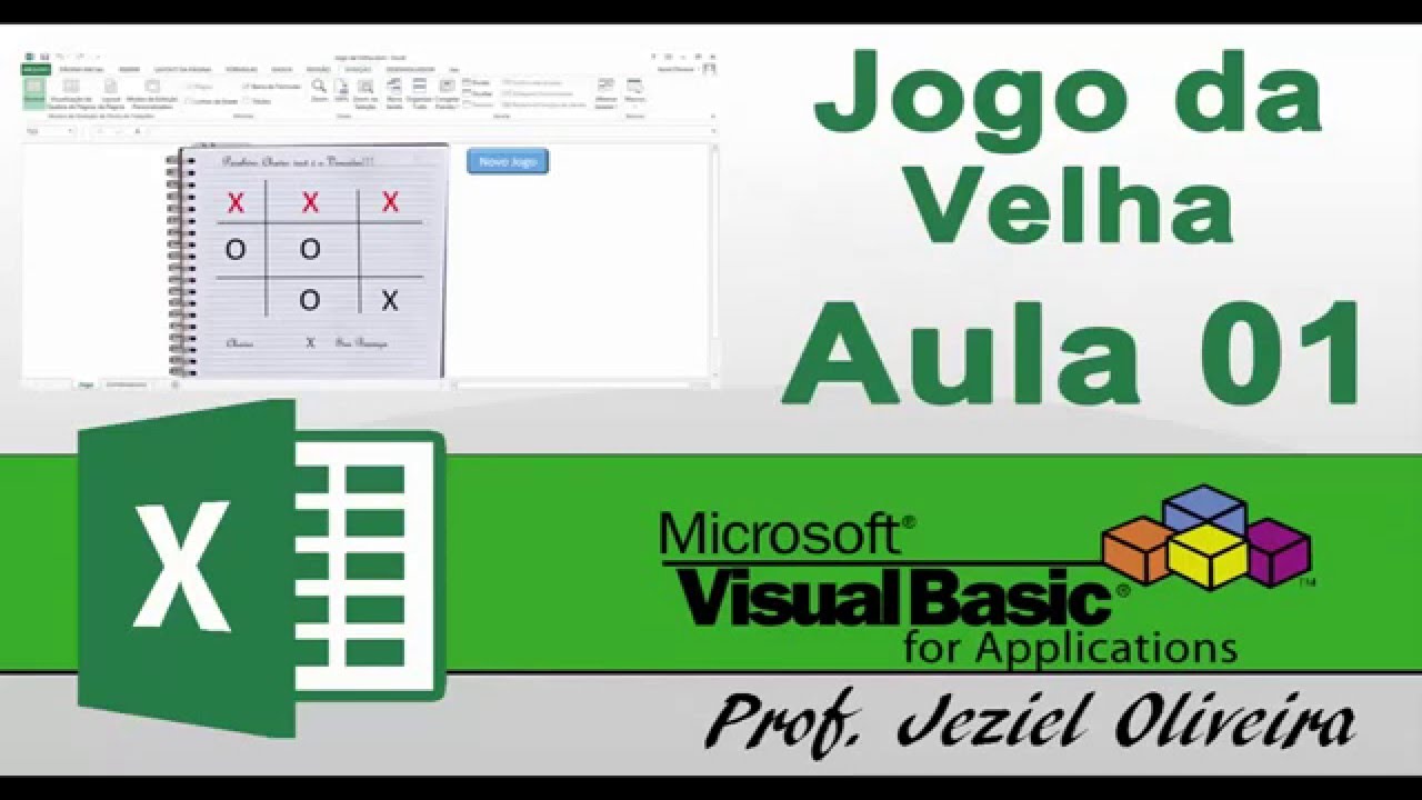 Jogos em Excel - jogo da velha Tutorial Completo - YouTube