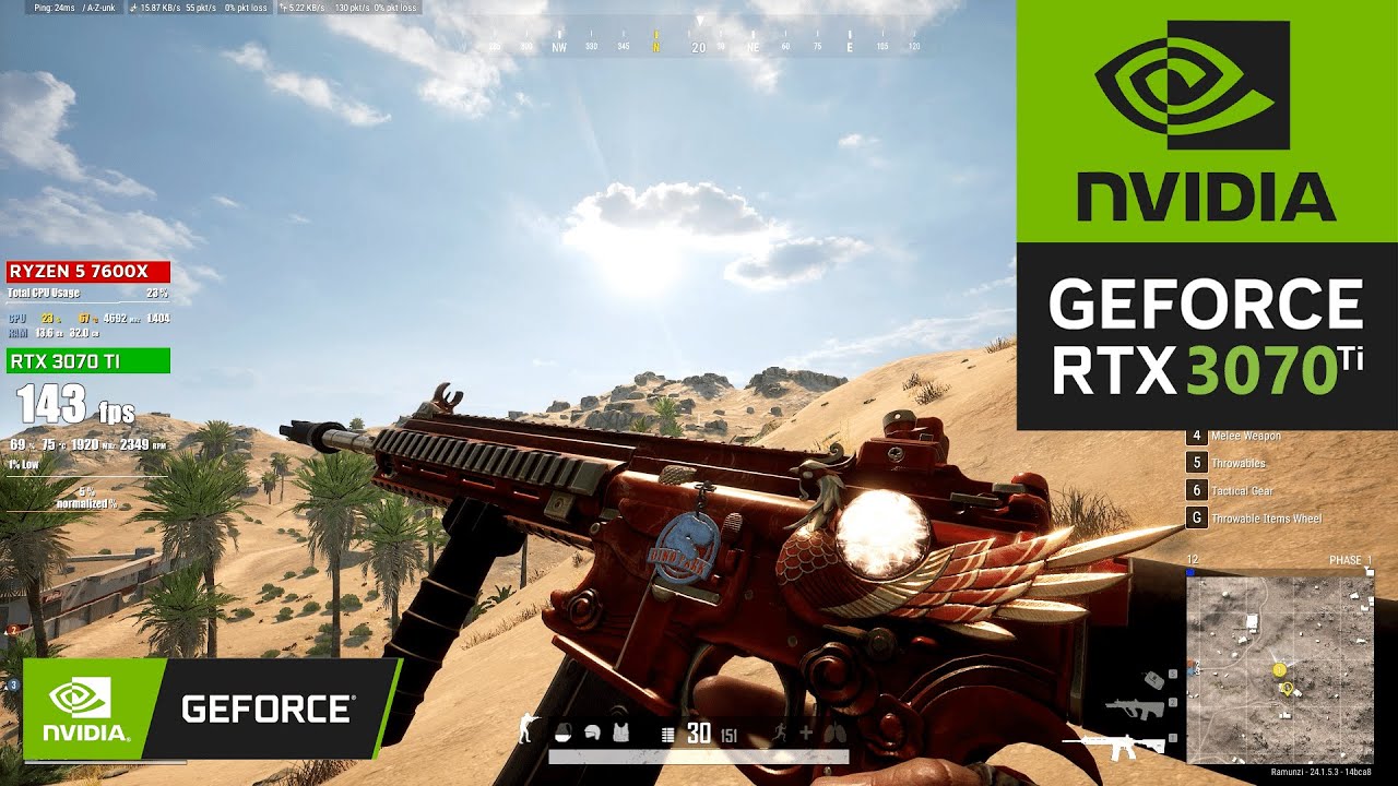 PUBG : RTX 3070 Ti | ULTRA SETTINGS 1080p - YouTube