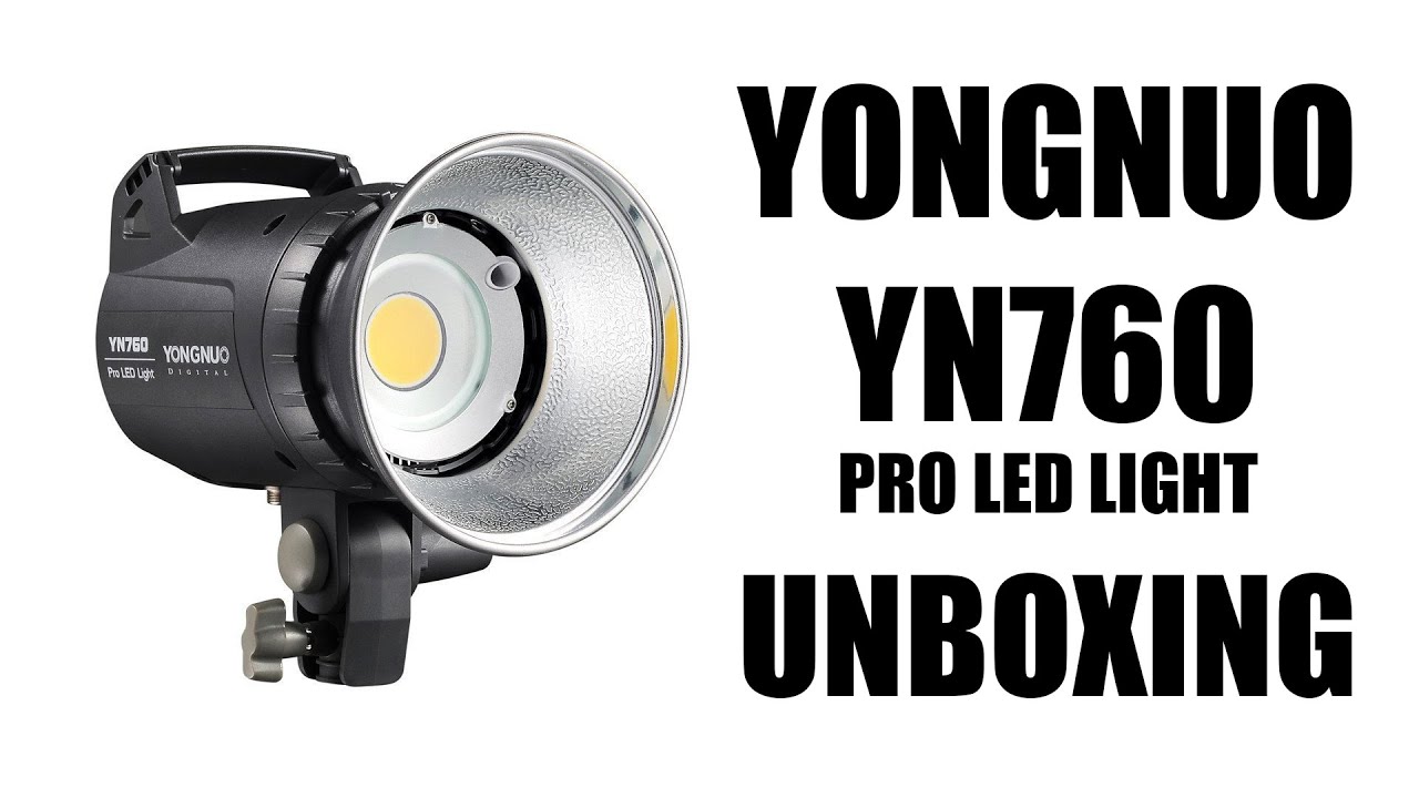 Yongnuo YN760 Pro LED Light Unboxing - YouTube