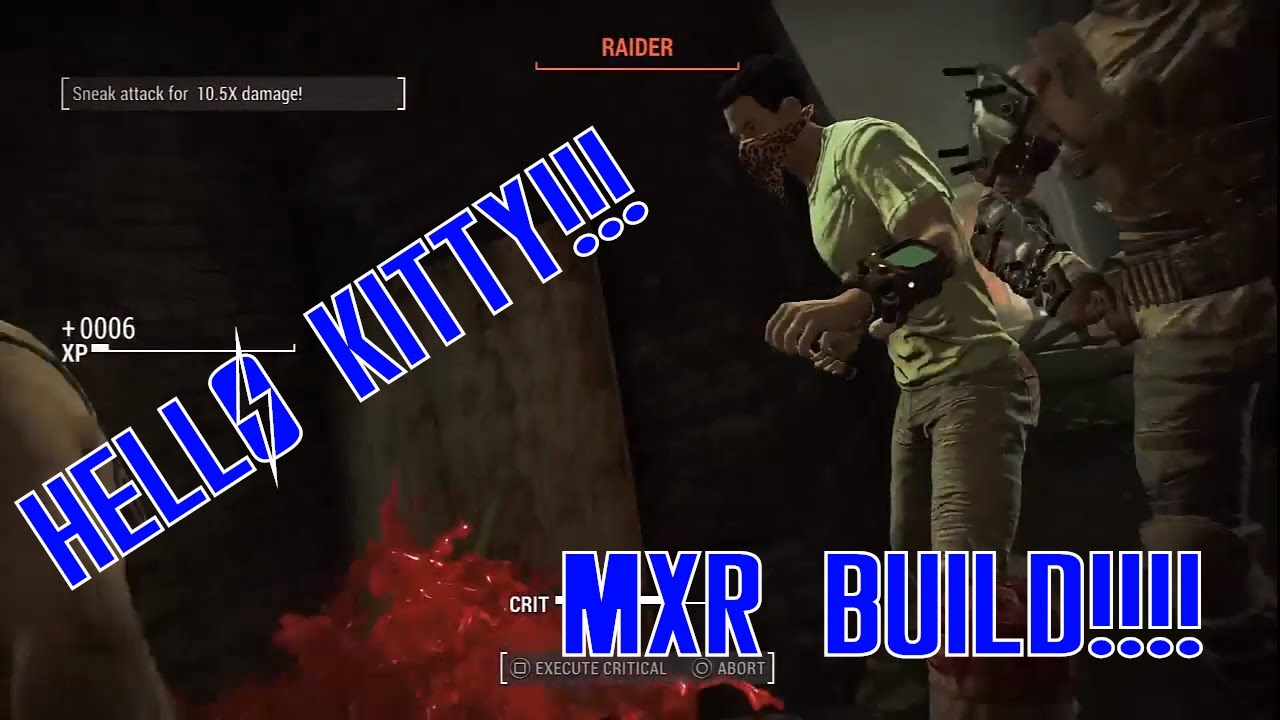 Fallout 4 Builds - MxR Build - Ultimate MxR Tribute Build - YouTube