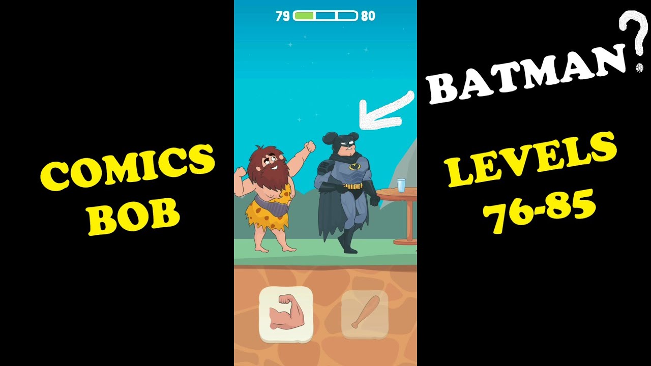 COMICS BOB Прохождение 🎮 Уровни 76 - 85 - YouTube