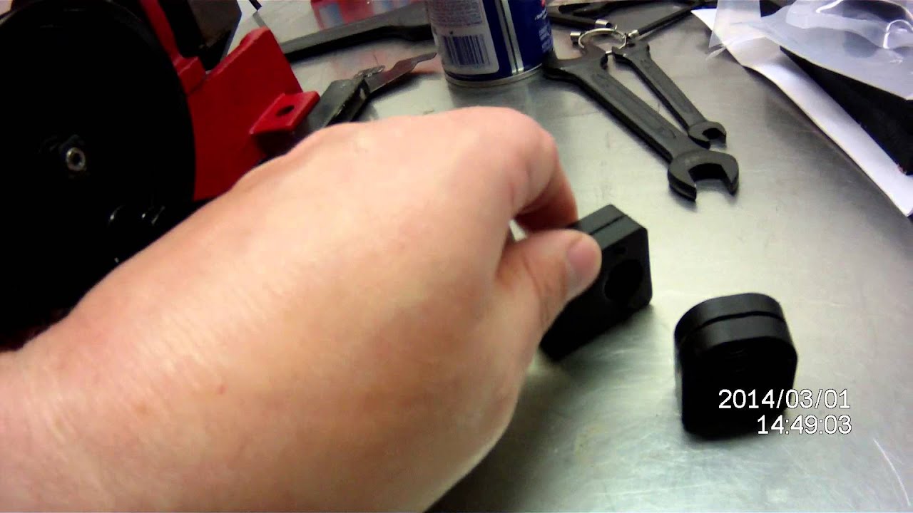 Part 2 Installing Delrin Anti Backlash Nuts on Harbor Freight X2 mill ...