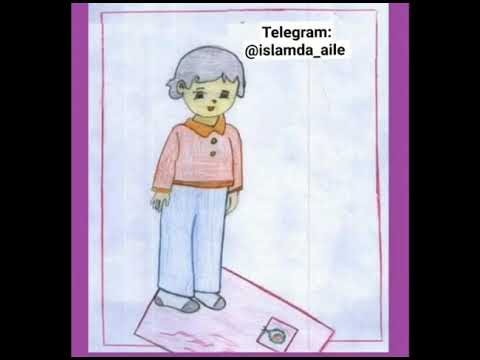 Uşaqların namaza aid çəkdikləri şəkillər⭐
