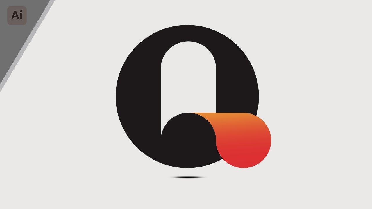 How to Design a Logo with letter || Adobe Illustrator - YouTube