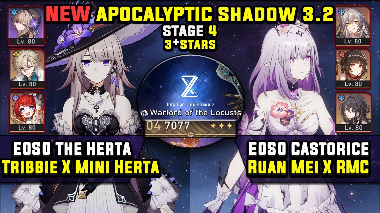 E0 The Herta Carry & E0 Castorice Carry W/ RMC (3 Stars) Apocalyptic ...