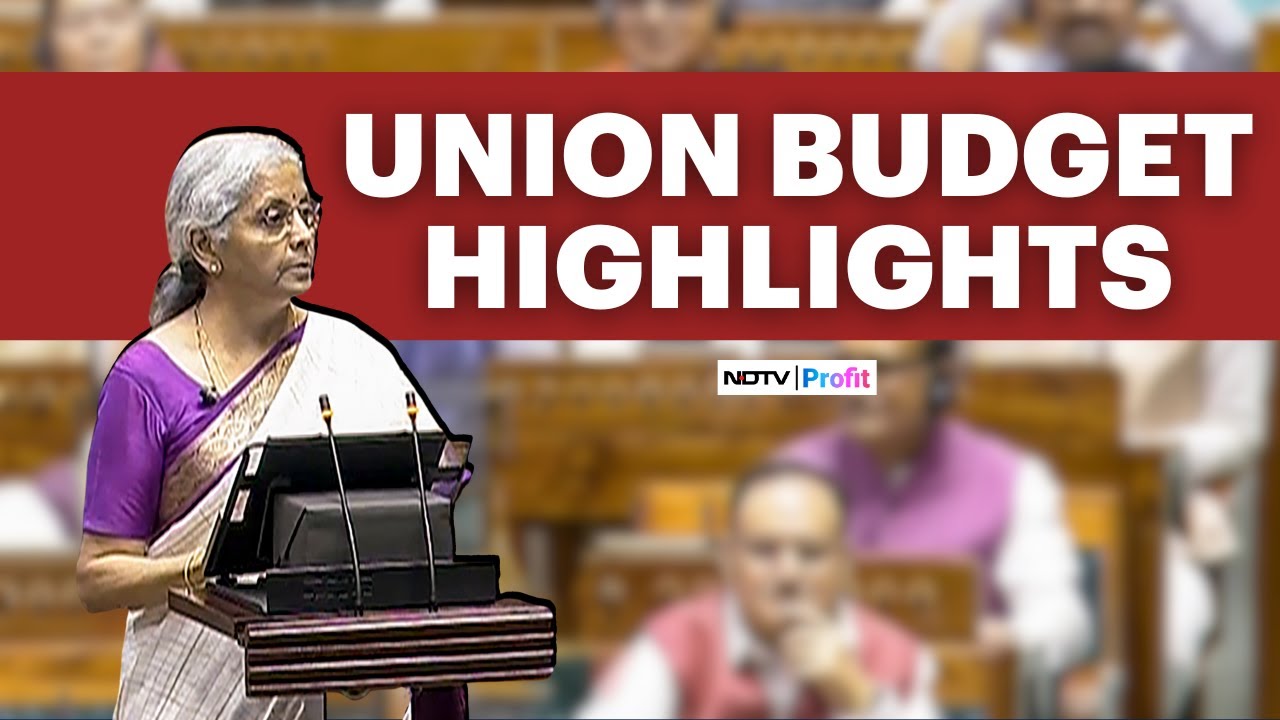 Top 10 Highlights Of Union Budget 2024 | Nirmala Sitharaman Speech ...