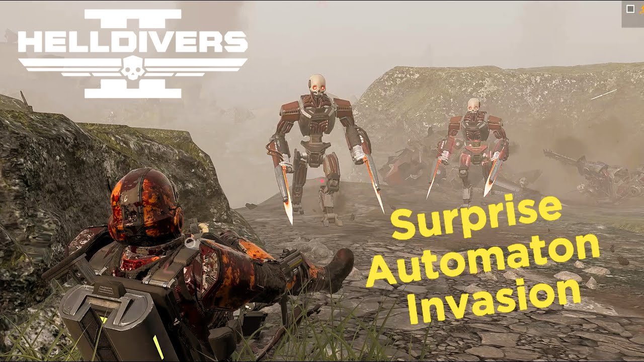 Surprise Automaton Invasion | Helldivers 2 Gameplay - YouTube