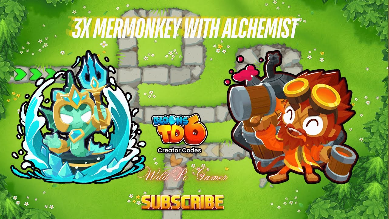 BTD6 3x Mermonkey + Alchemist Combo DOMINATES the Game | WILD PC GAMER ...