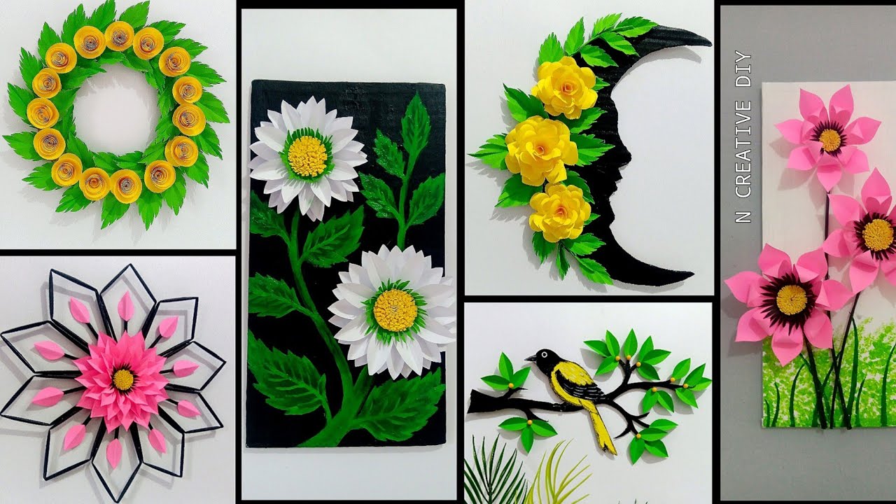 Best paper craft wall hanging | Home decor ideas | Diy room decor ...