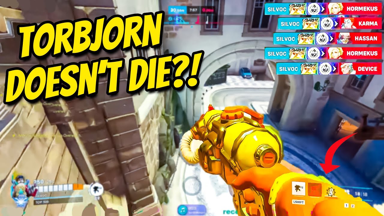 Silvoc *UNLOCKS* Torbjorn's IMMORTALITY in Overwatch 2 - YouTube