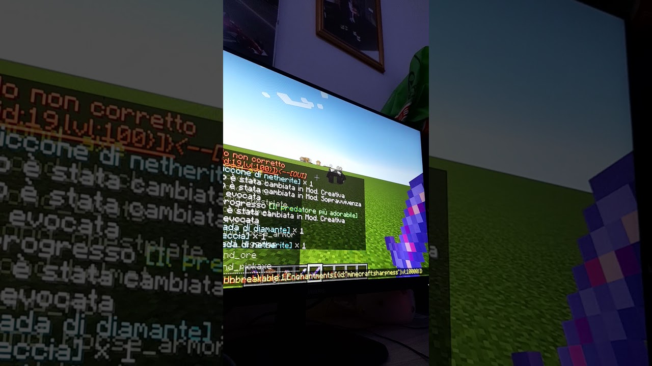 come avere una spada con sharpness 100 o 255 - YouTube