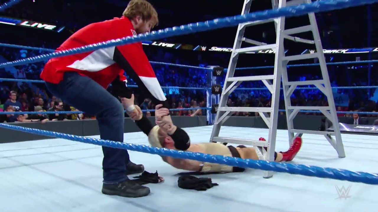 Dean Ambrose save James Ellsworth (James Ellsworth vs WWE World ...
