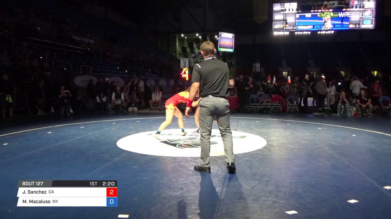 Cadet WM 127 3rd Place - Jessica Sanchez (CA) vs. Mia Macaluso (NY ...