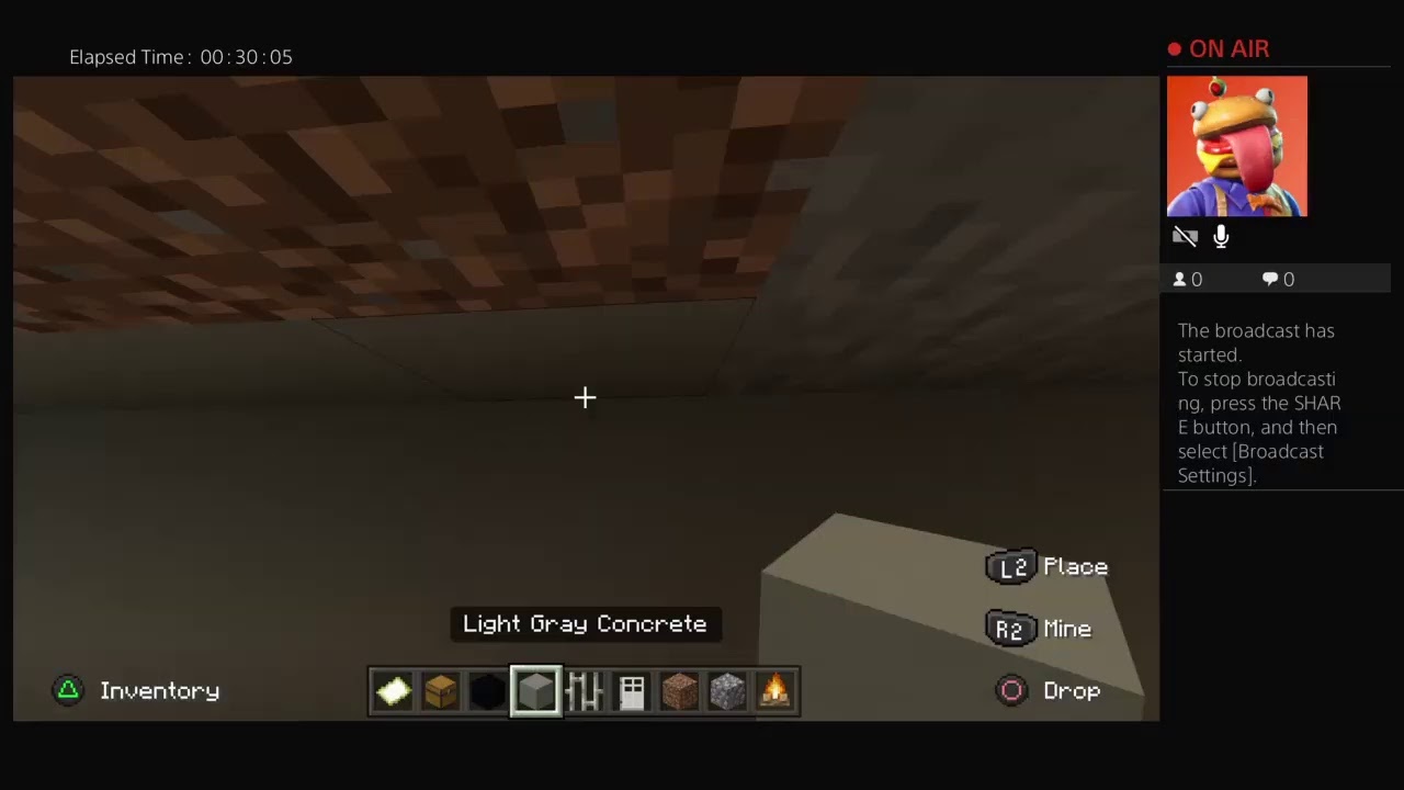 Building the grotto in minecraft - YouTube